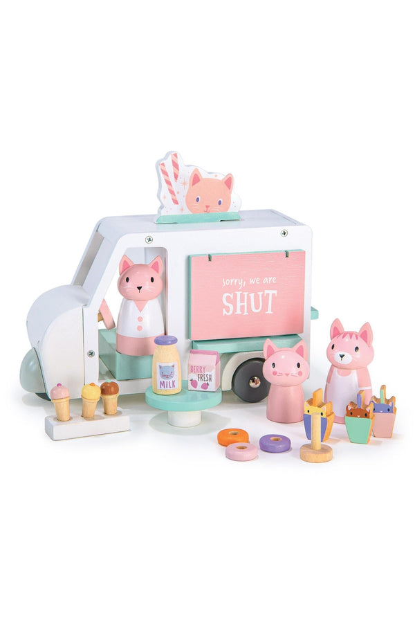 Home / all / Tender Leaf Wooden Toys, Kitty's Milkshake Van